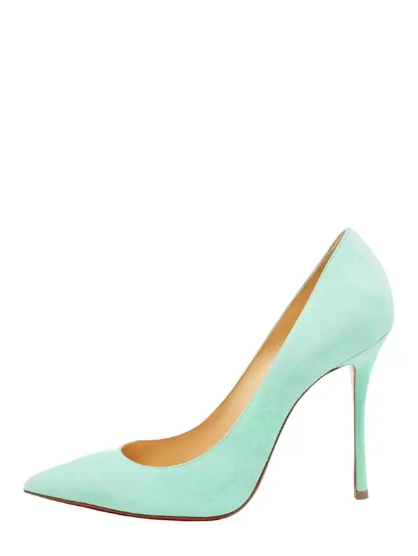 CHRISTIAN LOUBOUTIN 110mm Suede Pumps - Blue