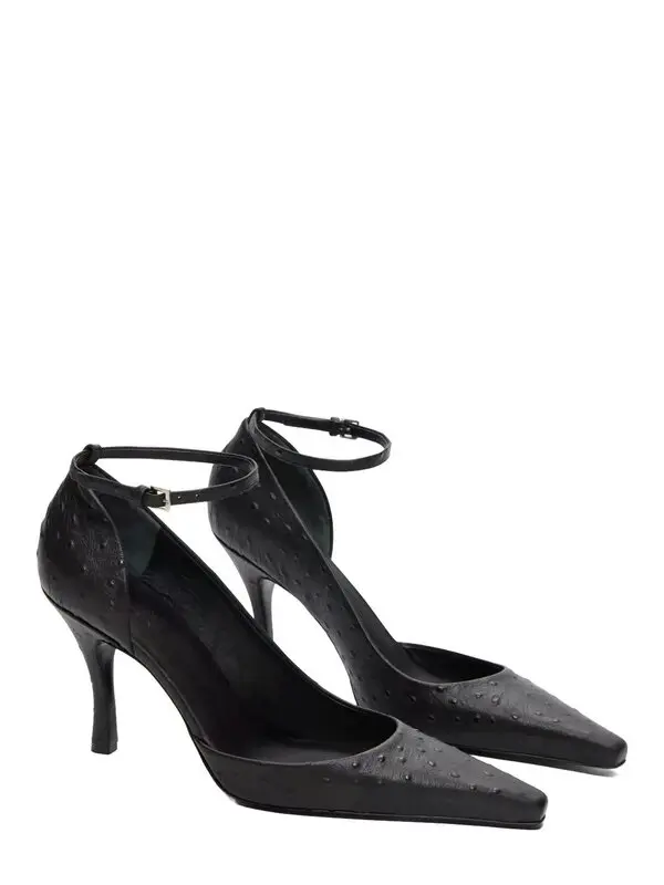 Loulou De Saison Scala Ankle-strap Pumps - Black