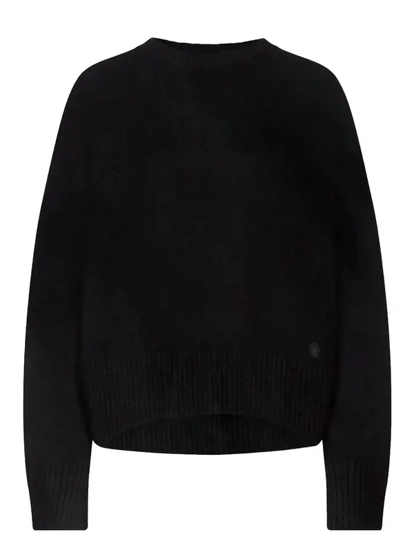 Loulou De Saison Anton Crew-neck Sweater - Black