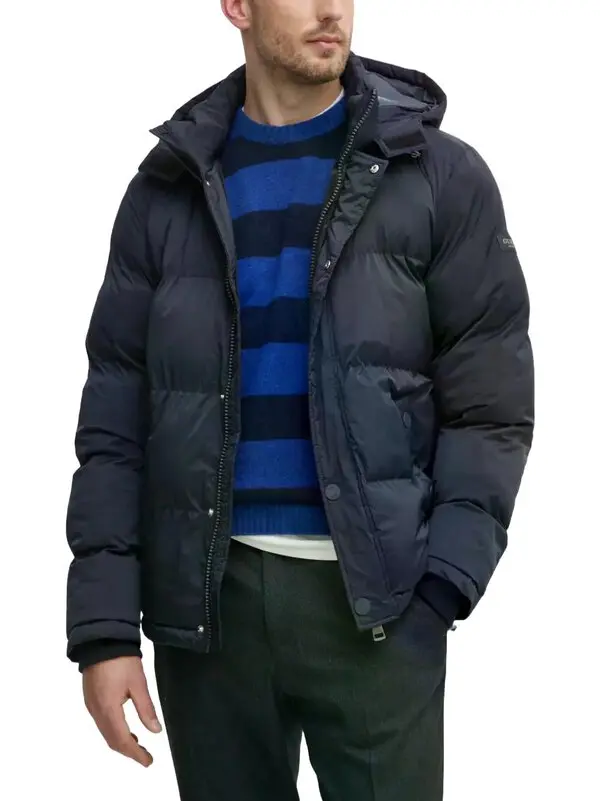 Guess Hooded Padded Jacket - Blue