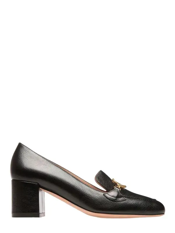 Bally Logo-detail Block-heel Pumps - Black