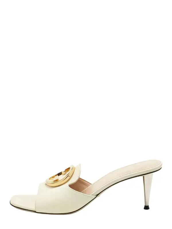 Gucci Blondie Calf Leather Slide - Neutrals