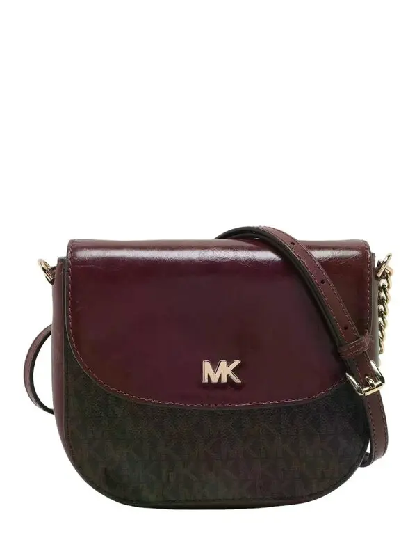Michael Kors Mott Logo Crossbody Bag - Brown