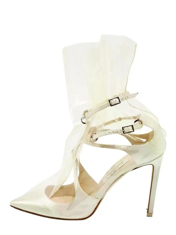 JIMMY CHOO X Off- Claire Pumps - White