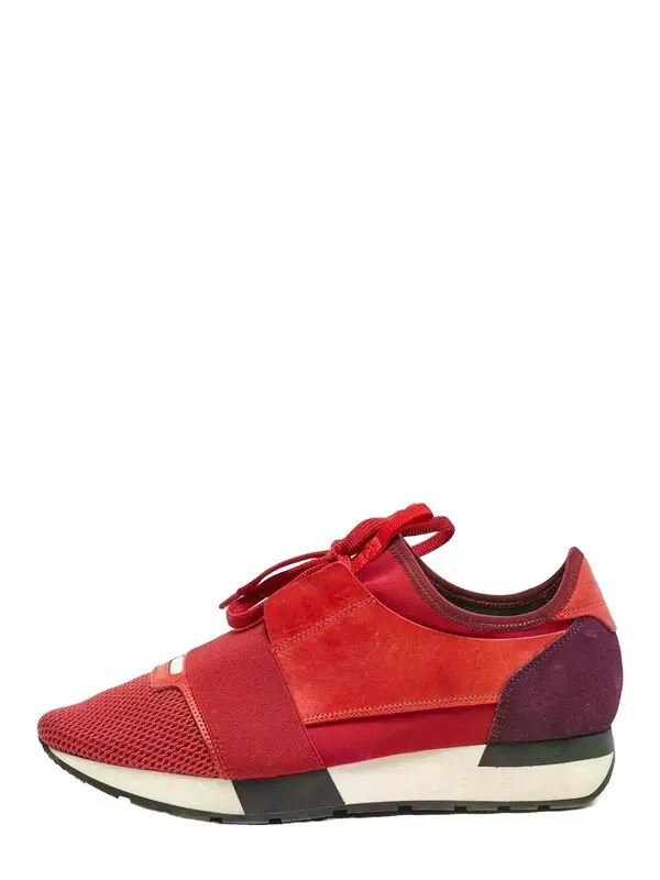 Balenciaga Race Runner Low-top Sneakers - Red
