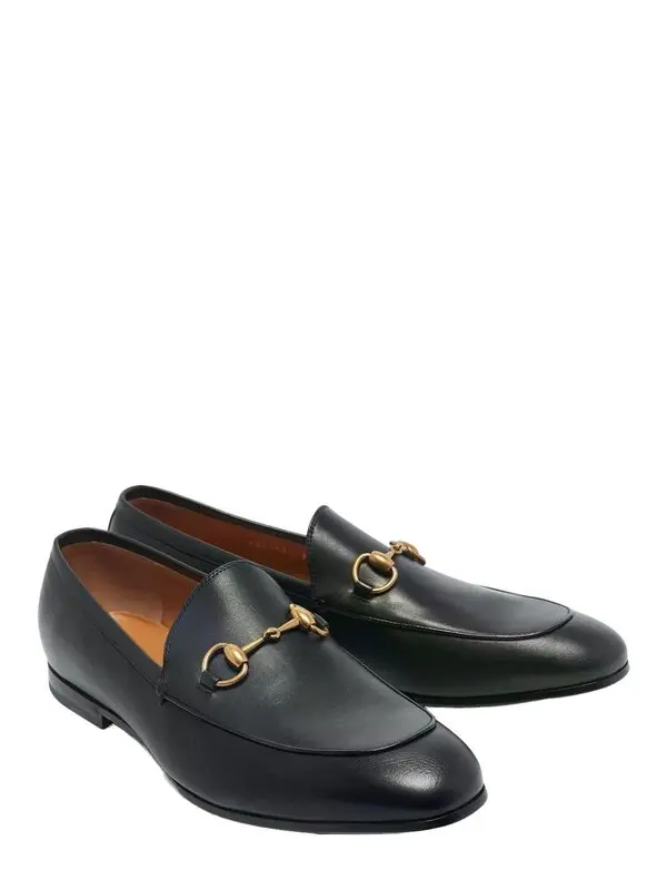 Gucci Jordaan Horsebit Loafers - Black