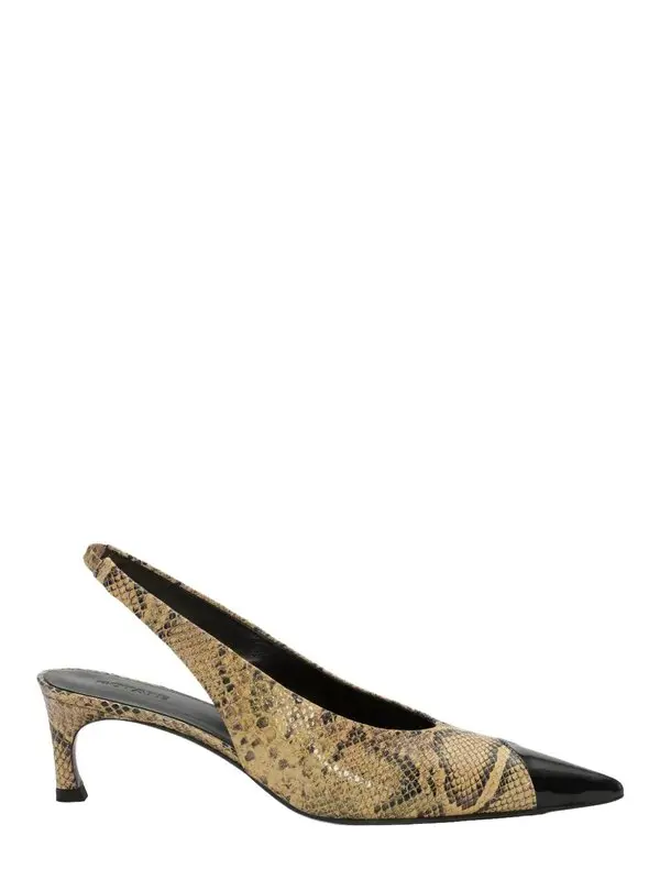 ROTATE BY BIRGER CHRISTENSEN Slingback Leather Pumps - Neutrals
