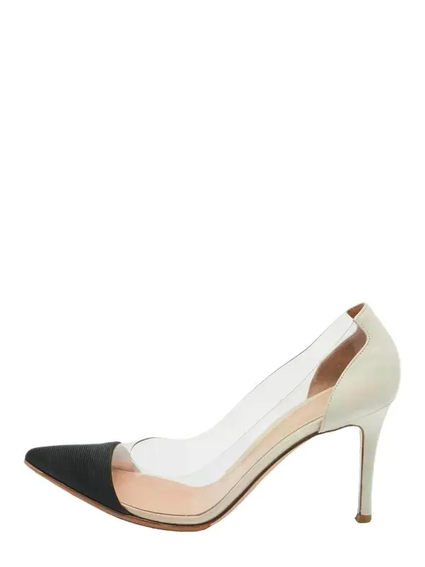 GIANVITO ROSSI Plexi Pumps - White