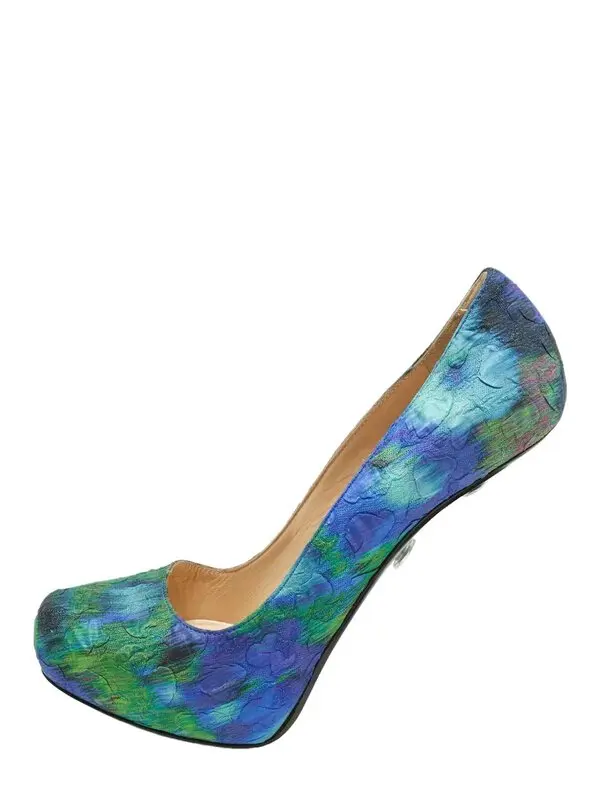 NICHOLAS KIRKWOOD 130mm Block-heel Pumps - Blue