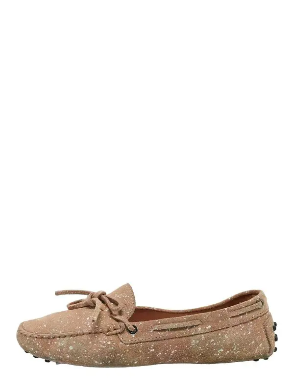 TOD'S Speckled Boat Shoes - Neutrals