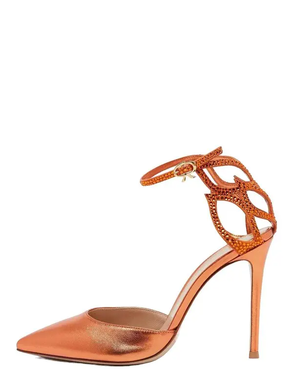 GIANVITO ROSSI Fleur Sandals - Orange