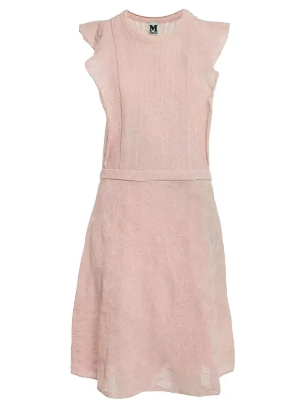 Missoni Knit Pattern Dress - Pink