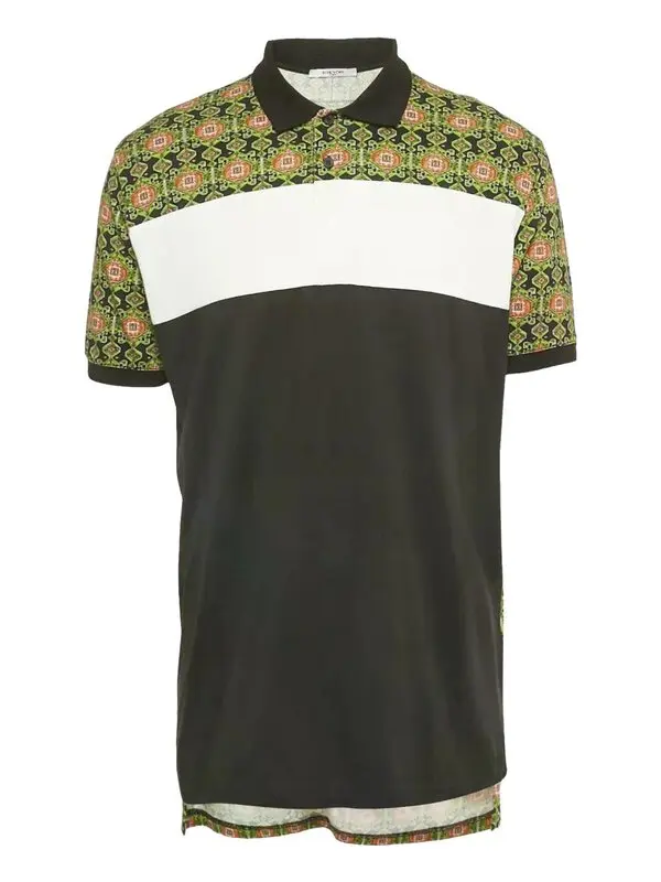 Givenchy Back Print Polo Shirt - Black