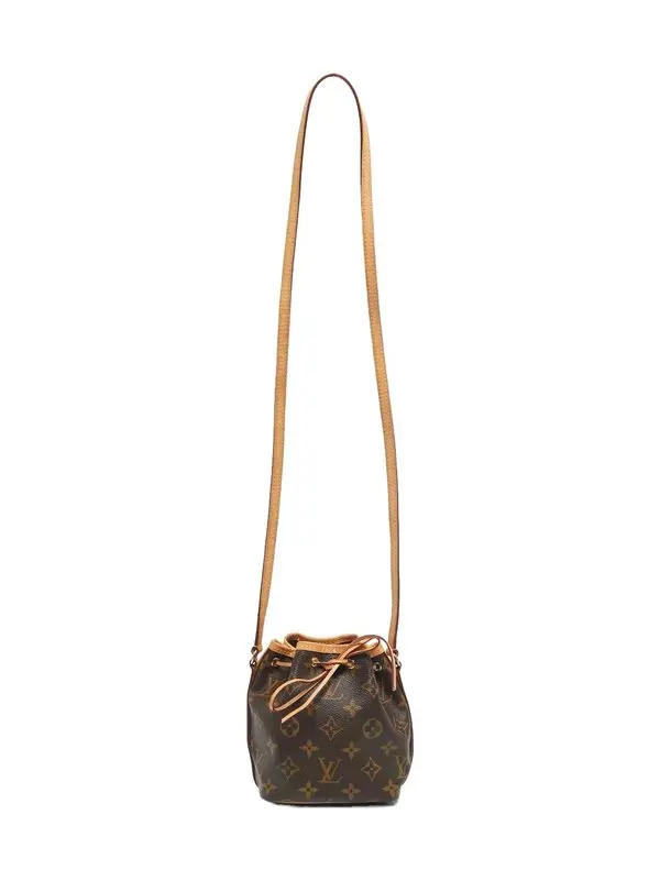 LOUIS VUITTON 2020 Nano Noe Monogram Bucket Bag - Brown