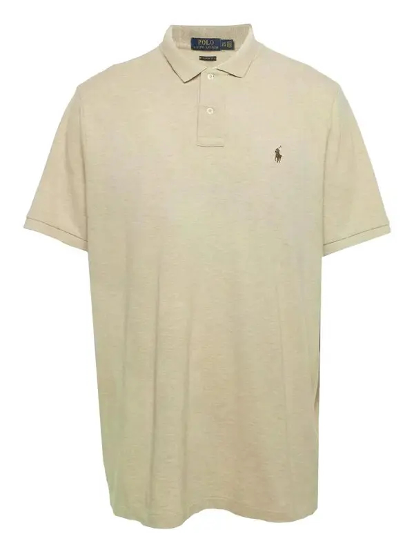 Polo Ralph Lauren Cotton Logo Polo Shirt - Neutrals