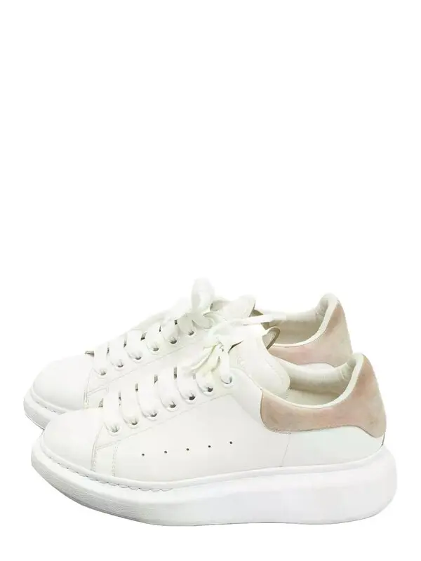 Alexander McQueen Calf Leather Sneakers - White