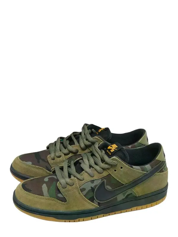 Nike Suede Camouflage Sneakers - Green