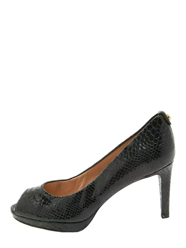 STUART WEITZMAN 95mm Leather Heeled Pumps - Black