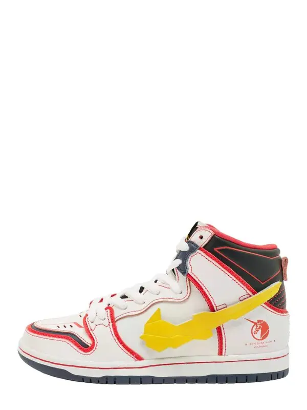 Nike Leather High-top Sneakers - White