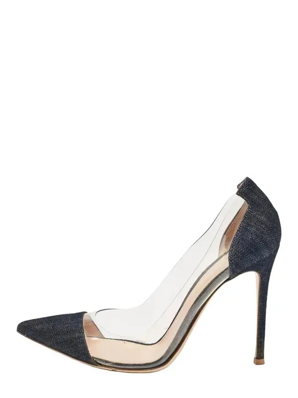 GIANVITO ROSSI 110mm Plexi Pumps - Blue