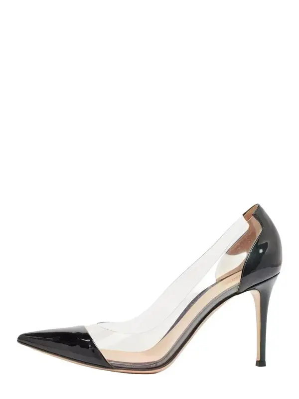 GIANVITO ROSSI 95mm Clear-panel Pumps - Black