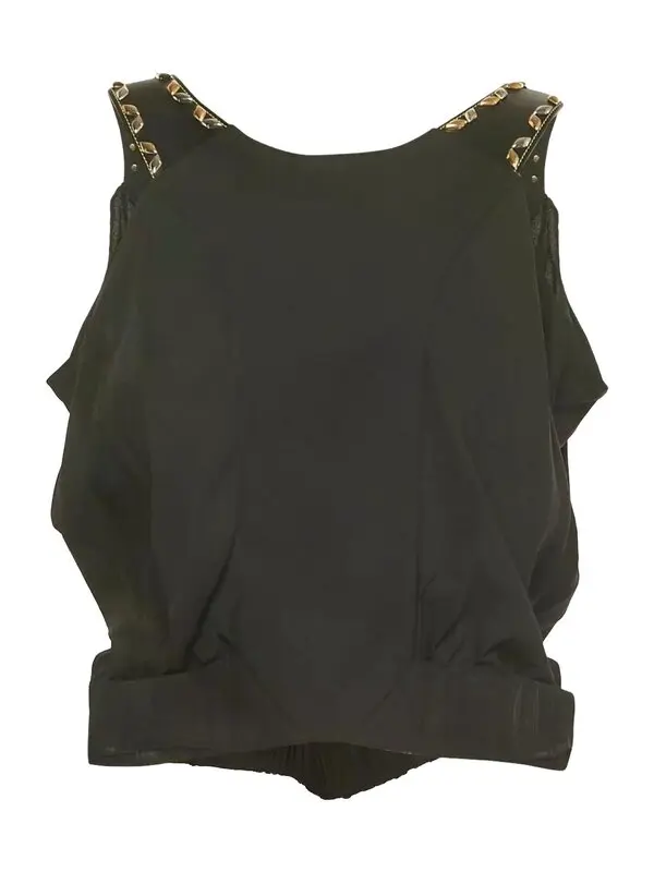 LOUIS VUITTON Stud-embellished Top - Black