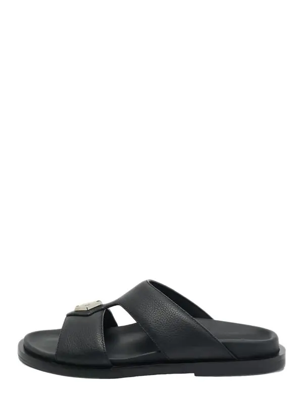 Dior Alias Leather Slides - Black