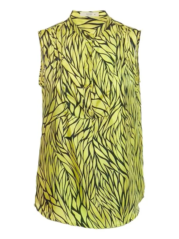 Etro Printed Silk Top - Yellow