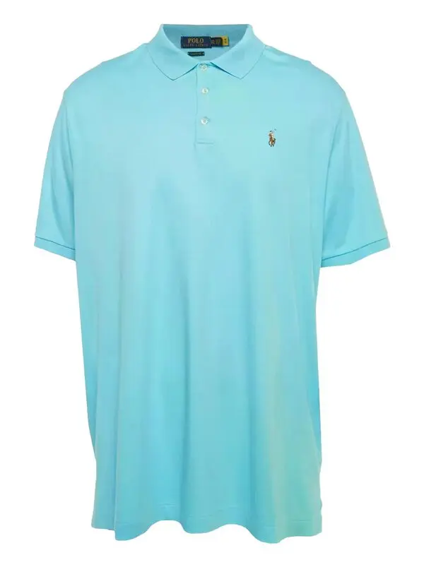 Polo Ralph Lauren Embroidered-logo Polo Top - Blue