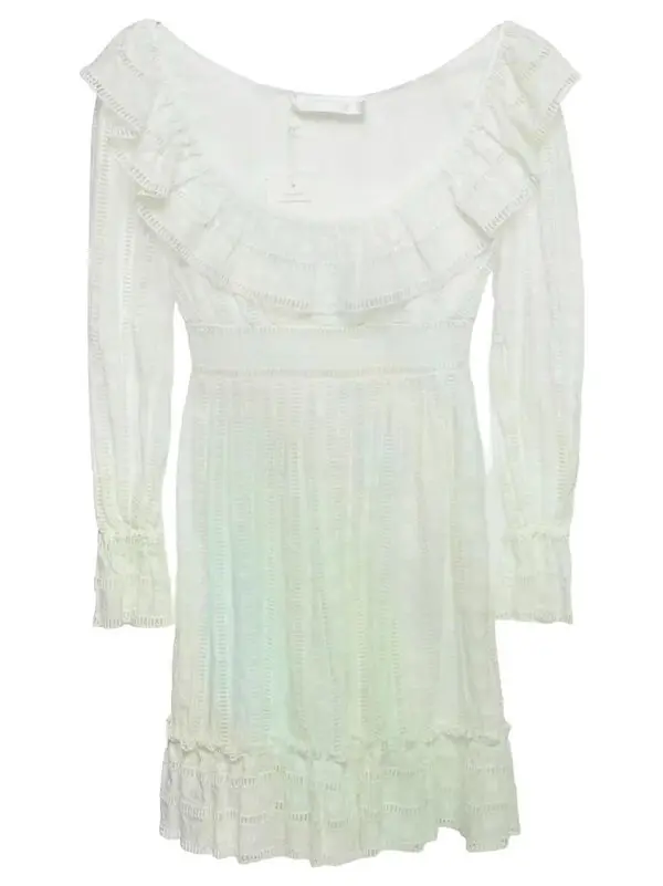 Zimmermann Cotton Mini Dress - White
