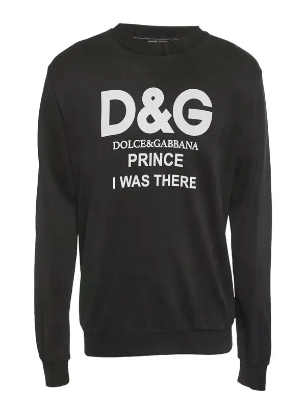 Dolce & Gabbana Logo-print Sweatshirt - Black