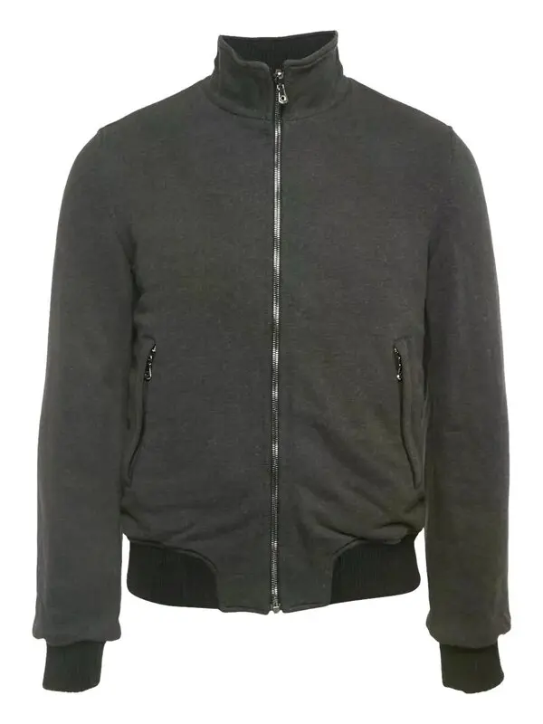 Dolce & Gabbana Zip-fastening High-neck Jacket - Grey