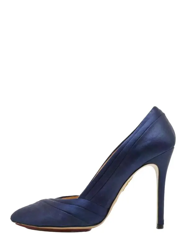 CHARLOTTE OLYMPIA Satin Pumps - Blue