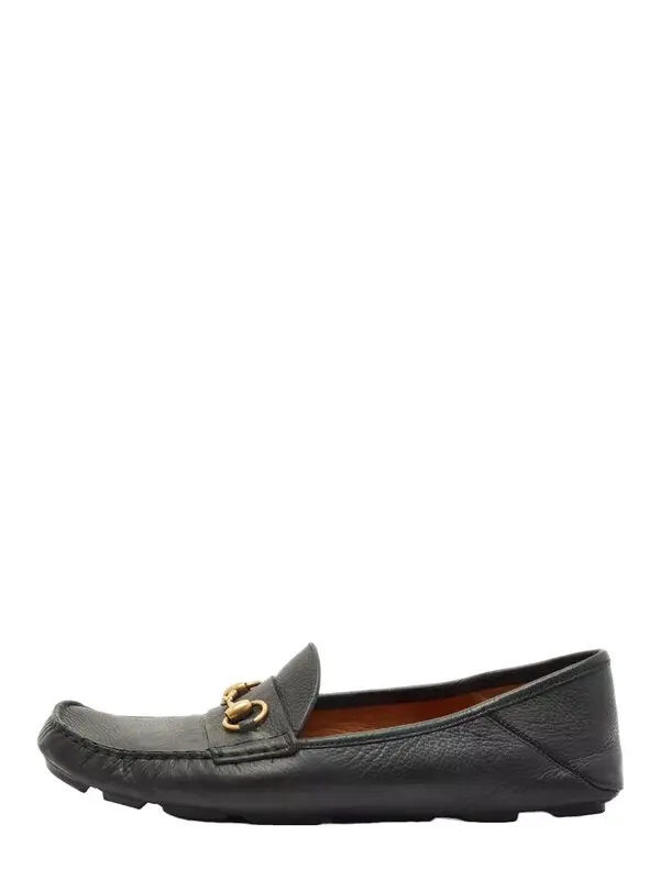 Gucci Horsebit Leather Loafers - Black