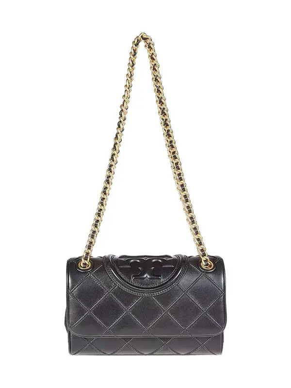 Tory Burch Fleming Small Shoulder Bag - Black