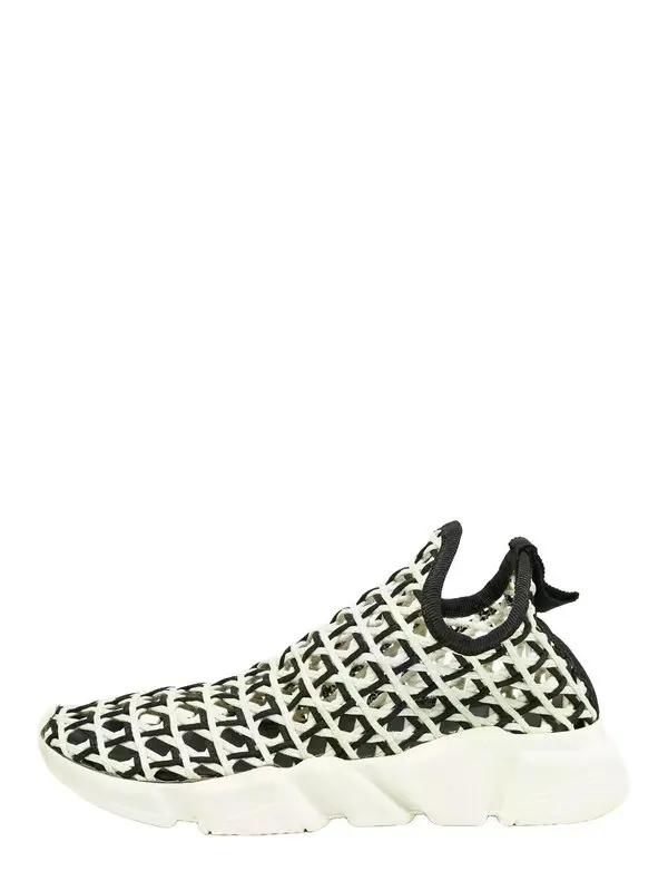 Balenciaga Speed Woven Slip-on Sneakers - Black