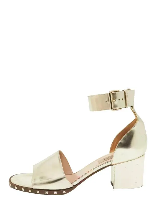 Valentino Garavani 60mm Metallic Sandals - Gold