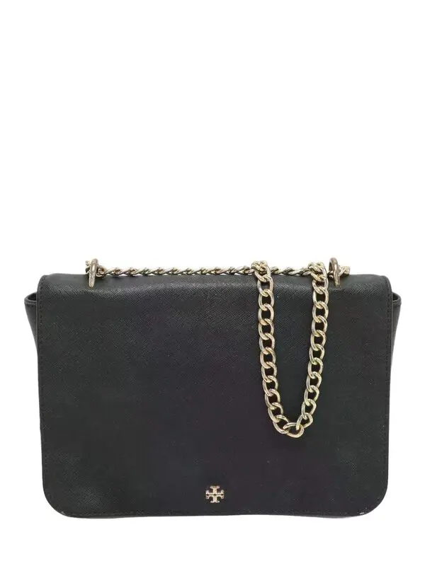 Tory Burch Double T Shoulder Bag - Black