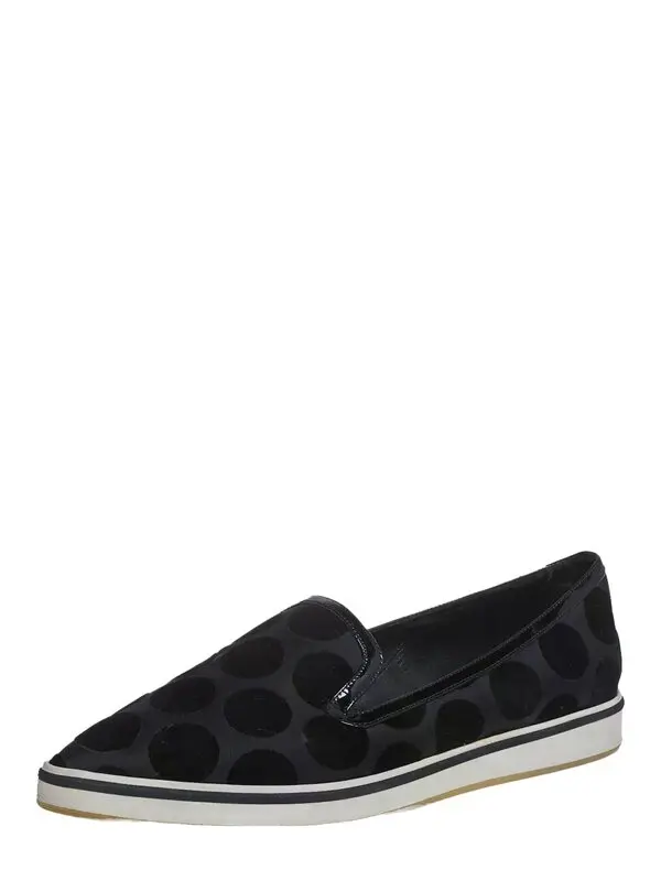NICHOLAS KIRKWOOD Velvet Polka-dot Loafers - Black
