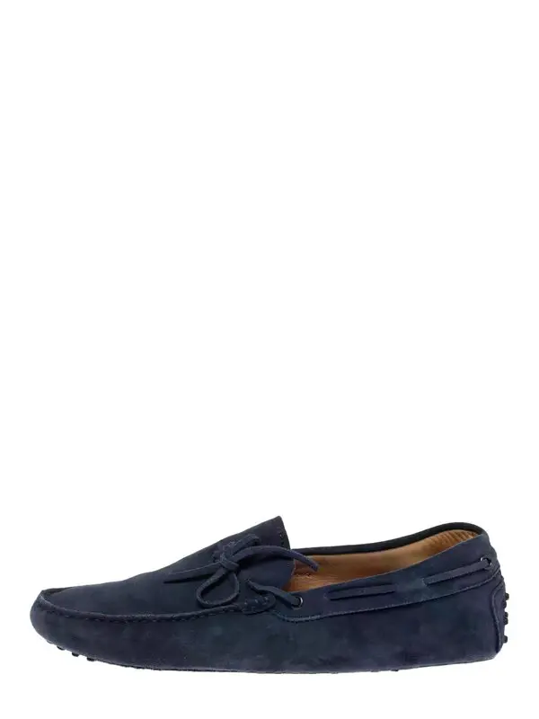 TOD'S Suede Boat Shoes - Blue