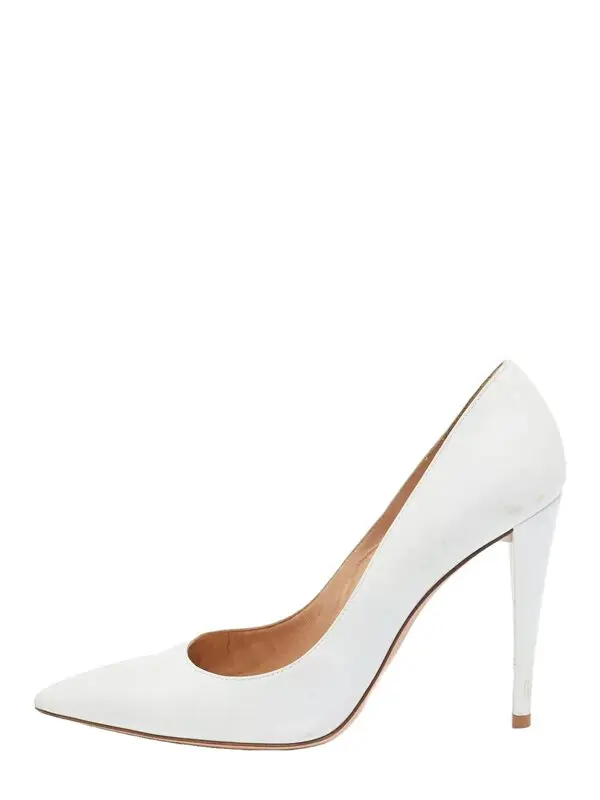 GIANVITO ROSSI 110mm Pointed-toe Pumps - White