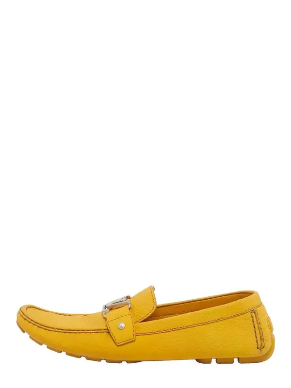 LOUIS VUITTON Monte Carlo Leather Loafers - Yellow