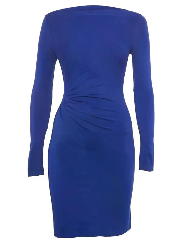 Diane Von Furstenberg Pleat-detail Mini Dress - Blue