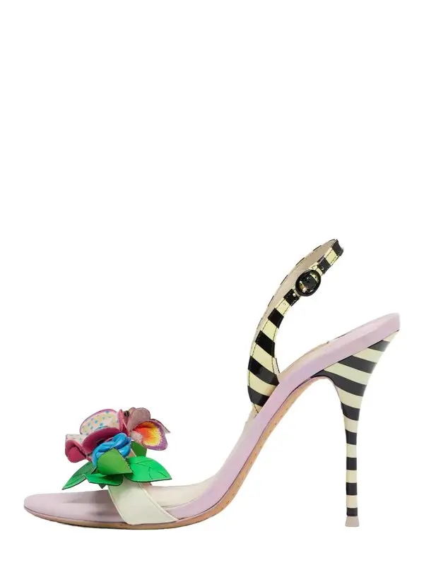 SOPHIA WEBSTER Lilico Flower-embellished Sandals - White