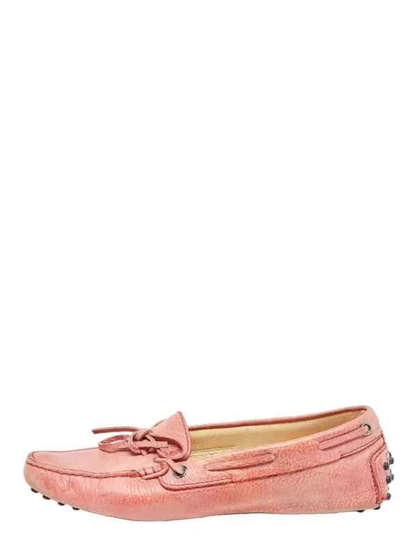 TOD'S Leather Loafers - Pink