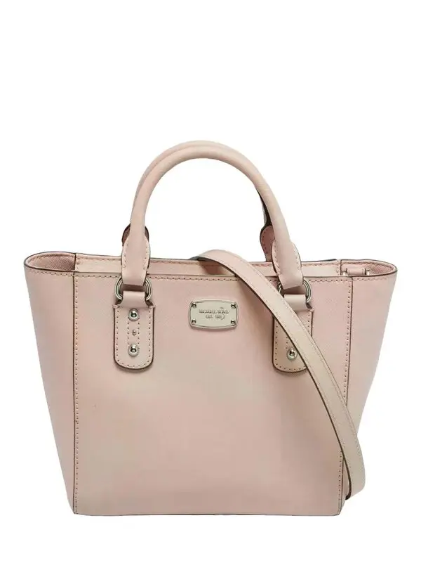 Michael Kors Leather Tote Bag - Pink