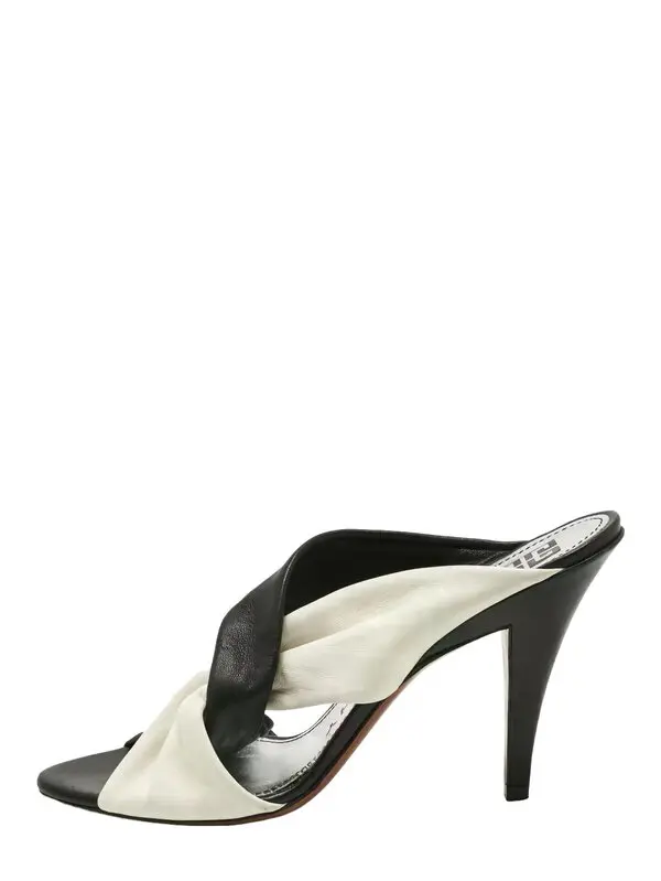 Givenchy Leather Heeled Sandals - Black
