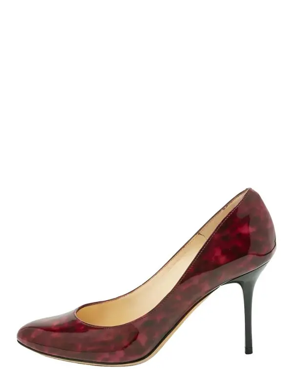 JIMMY CHOO Patent Leather Pumps - Red