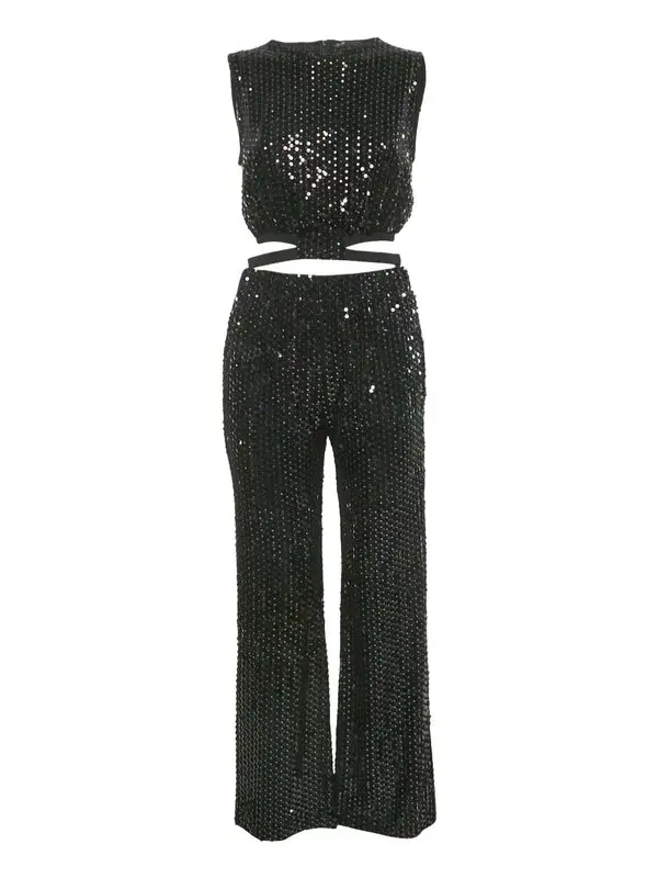 Maje Sequinned Two-piece Suit - Black
