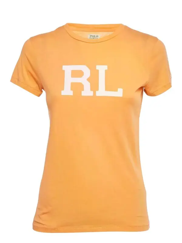 Polo Ralph Lauren Logo-print Cotton T-shirt - Orange